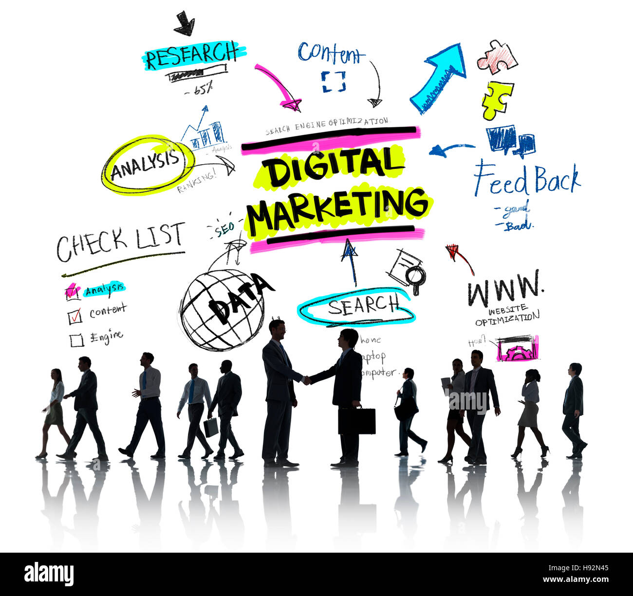 Social media branding Cut Out Stock Images & Pictures - Alamy