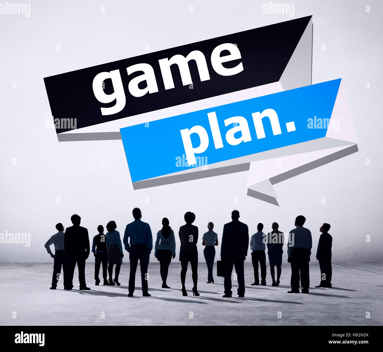 Game Plan Planning Strategy Direction Goal Solution Concept Stock Photo ...
