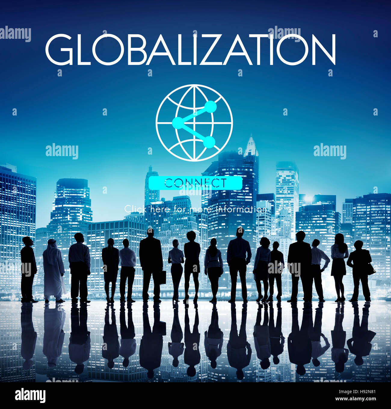 Globalization Technology Internet Connect Concept Stock Photo - Alamy