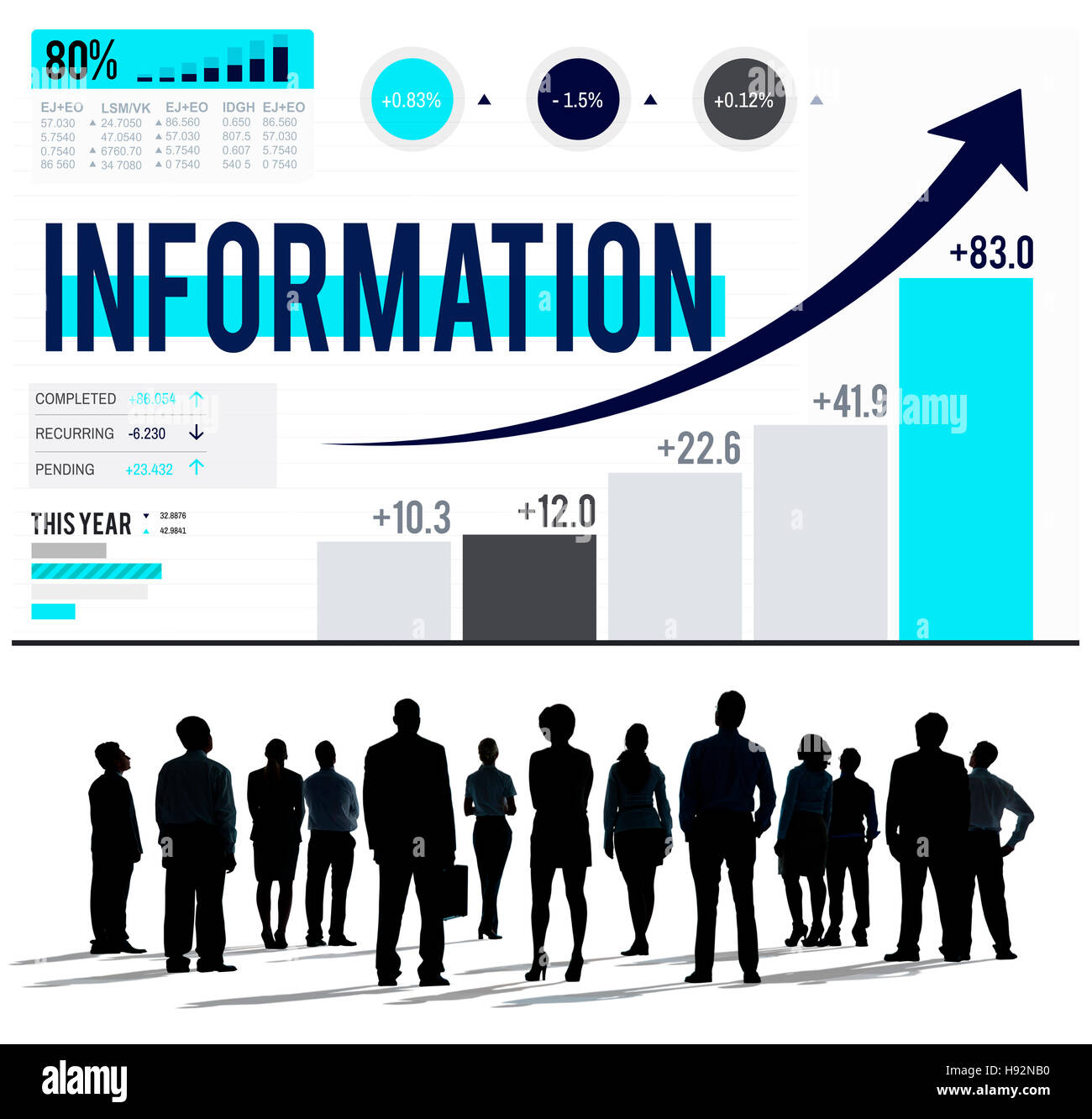 Information Data Research Facts Source Concept Stock Photo - Alamy