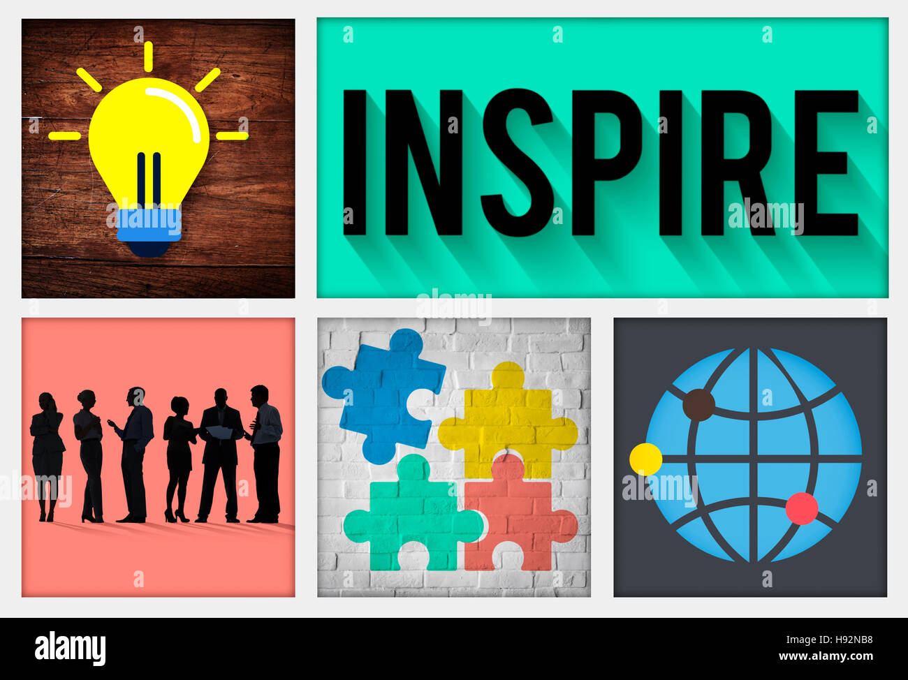 Inspire Inspiration Creative Vision Hopeful Concept Stock Photo - Alamy