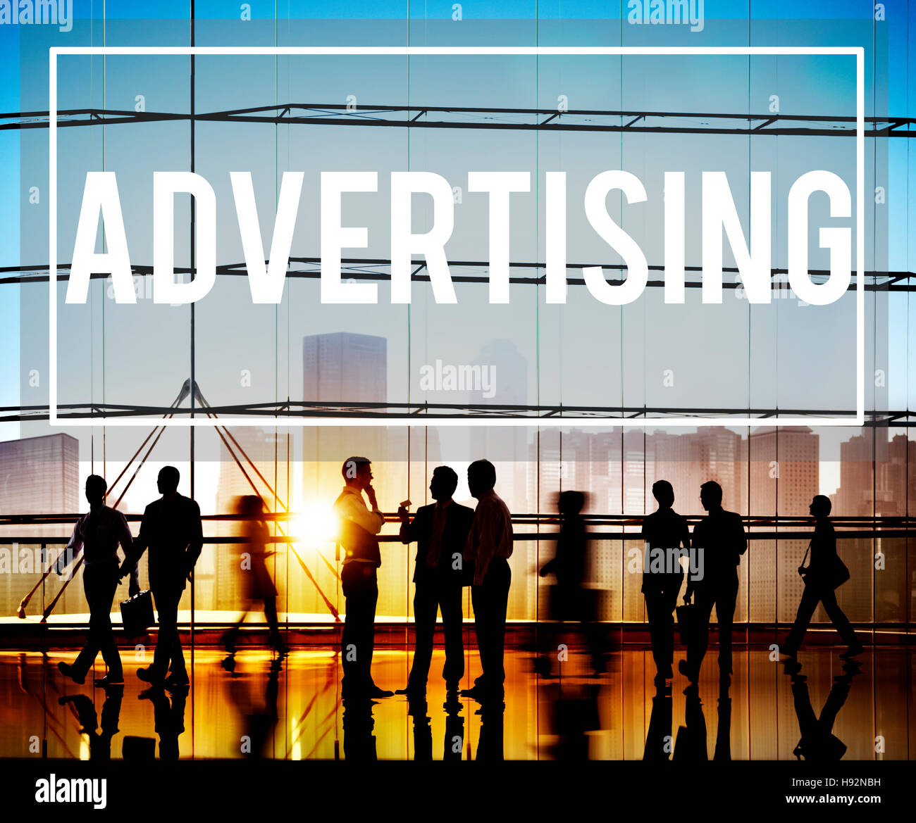 Advertising Commercial Marketing Strategy Promotion Concept Stock Photo ...