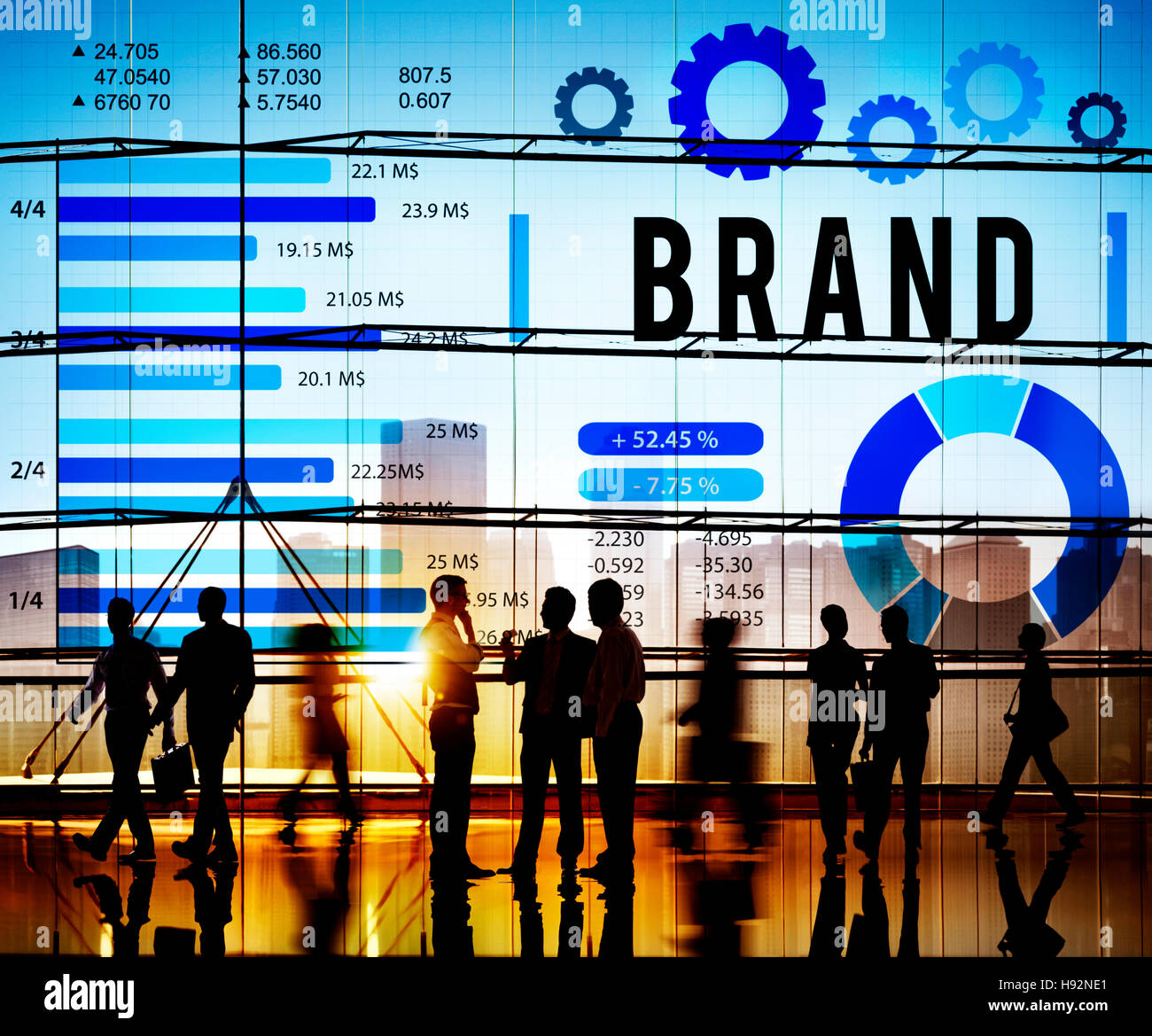 Brand Branding Copyright Advertising Banner Concept Stock Photo - Alamy