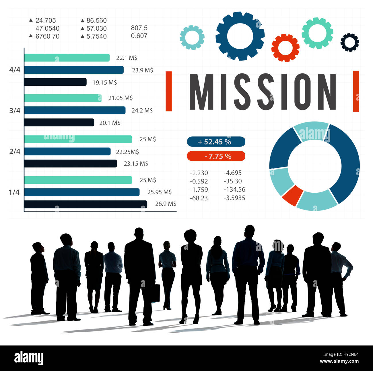 Mission Solution Target strategy Vision Concept Stock Photo - Alamy