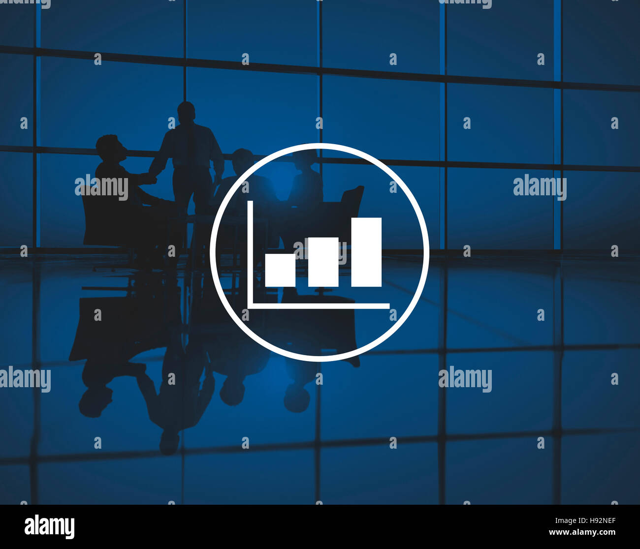 Bar Graph Marketing Analyzing Growth Increase Concept Stock Photo - Alamy