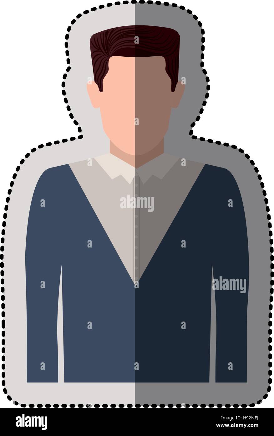 Man icon. Male avatar person human and people theme. Isolated design ...
