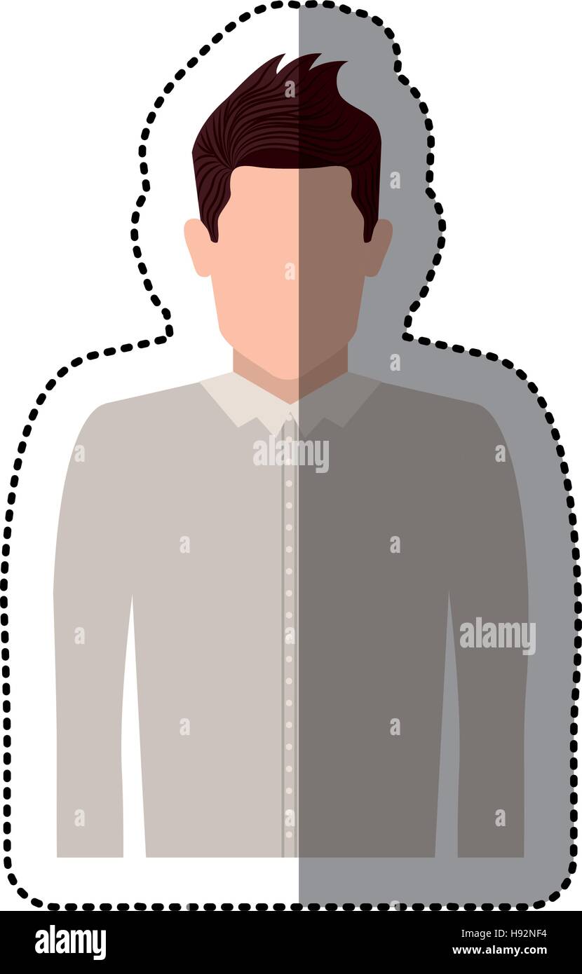 Man icon. Male avatar person human and people theme. Isolated design ...