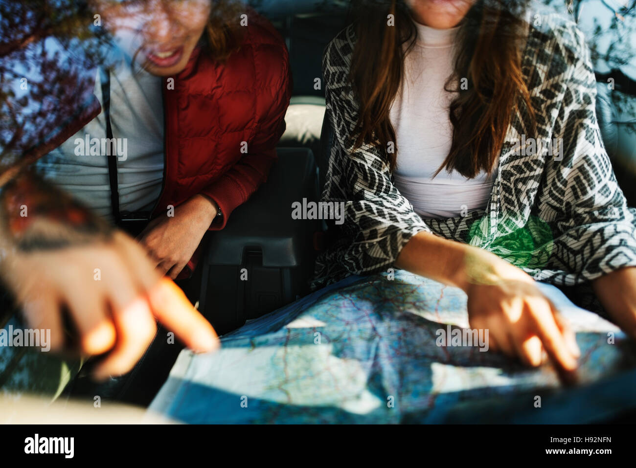 Map with destination hi-res stock photography and images - Alamy