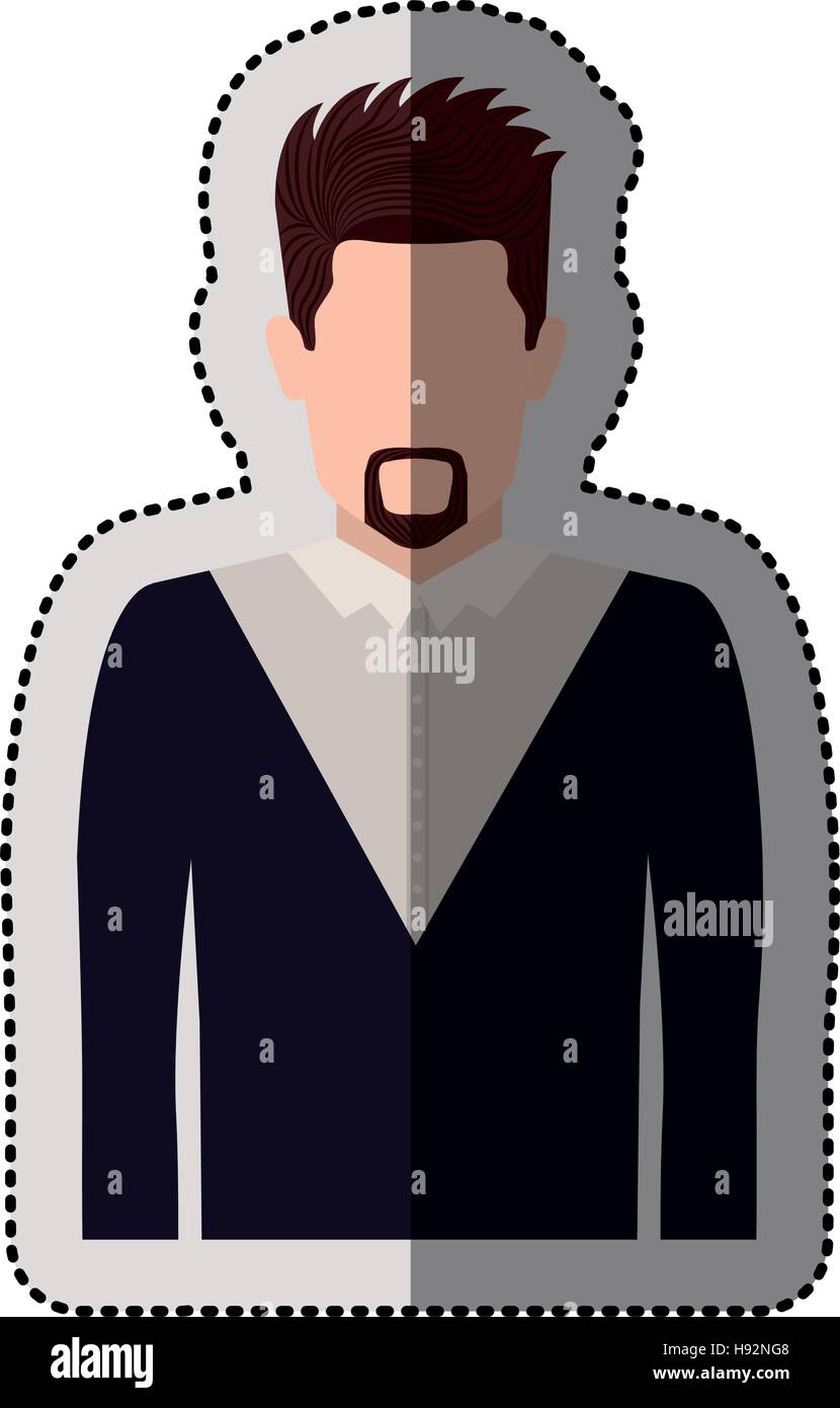 Man icon. Male avatar person human and people theme. Isolated design ...