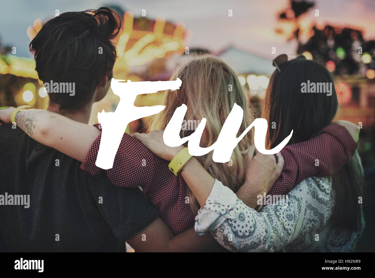 Fun Happy Hobbies Joyful Pleasure Activity Enjoy Concept Stock Photo ...