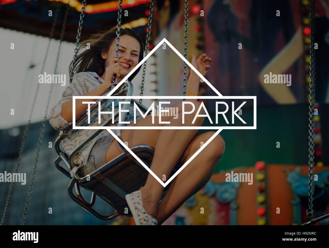 Carnival Amusement Park Theme Fun Concept Stock Photo - Alamy