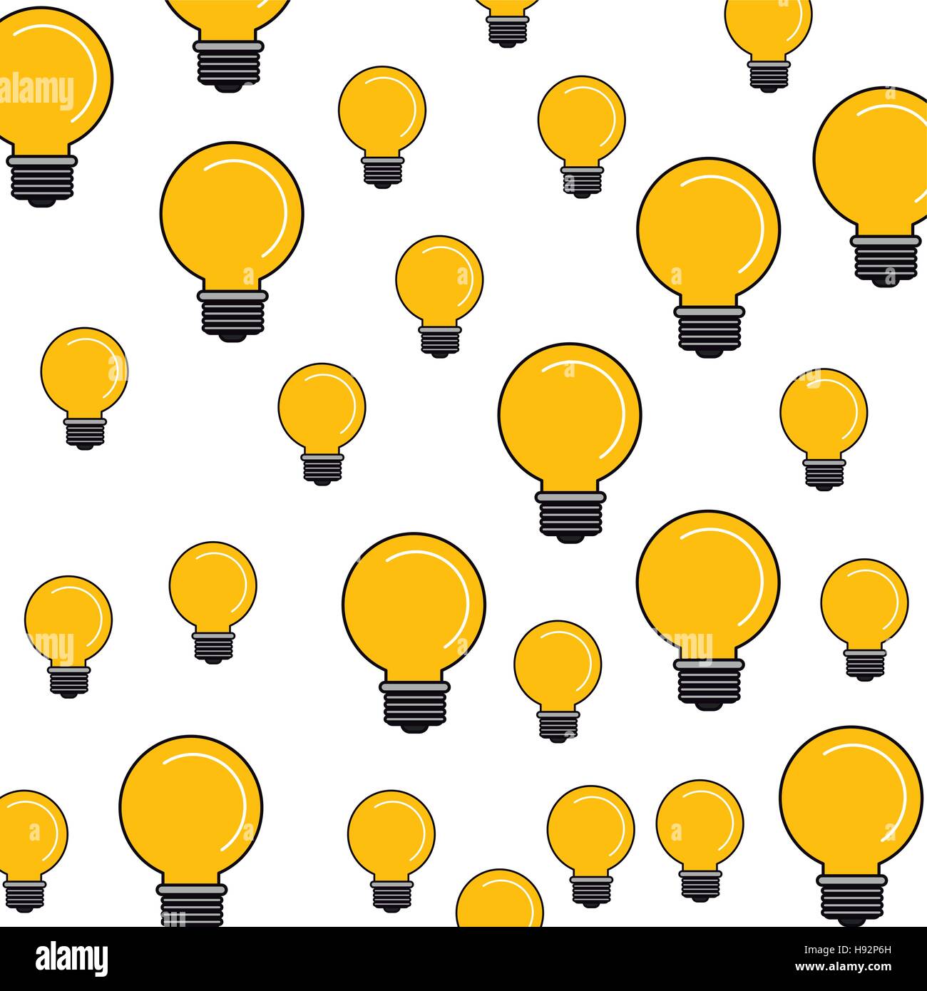 Light bulb background. Energy power technology and electricity theme ...