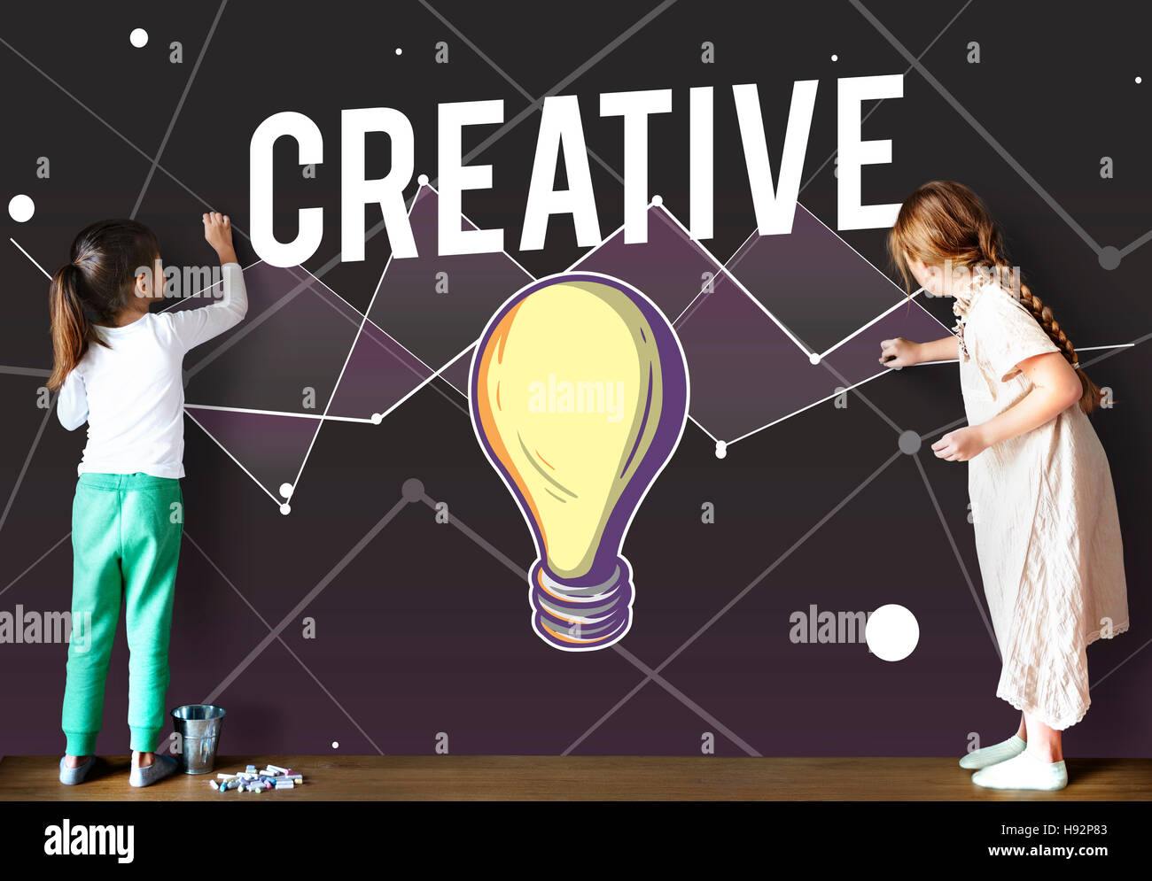 Ideas Progress Vision Inspiration Design Concept Stock Photo - Alamy