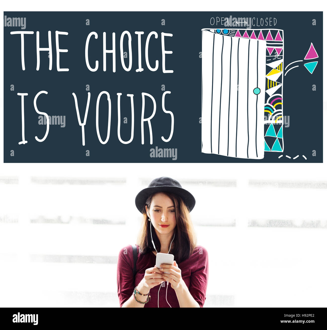 Choice Yours Chance Choosing Decision Pick Concept Stock Photo - Alamy