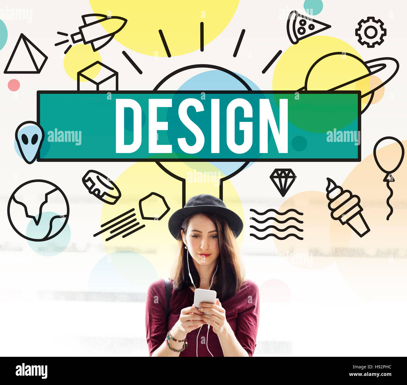 Design Creative Draft Ideas Model Planning Plan Concept Stock Photo - Alamy