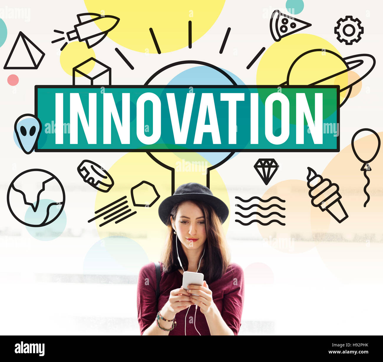 Innovation Creative Design Development Ideas Concept Stock Photo - Alamy