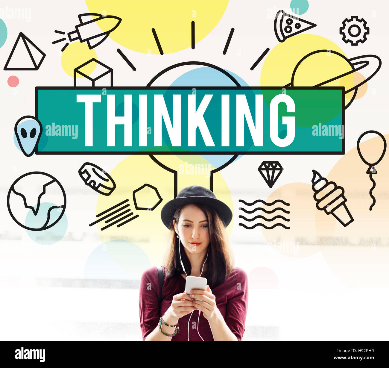 Thinking Vision Creative Imagination Ideas Concept Stock Photo - Alamy
