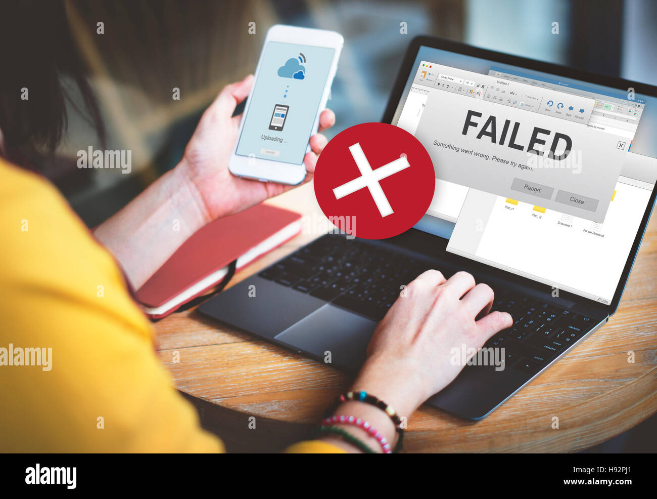 Failed Fail Failing Fiasco Inability Unsuccessful Concept Stock Photo ...