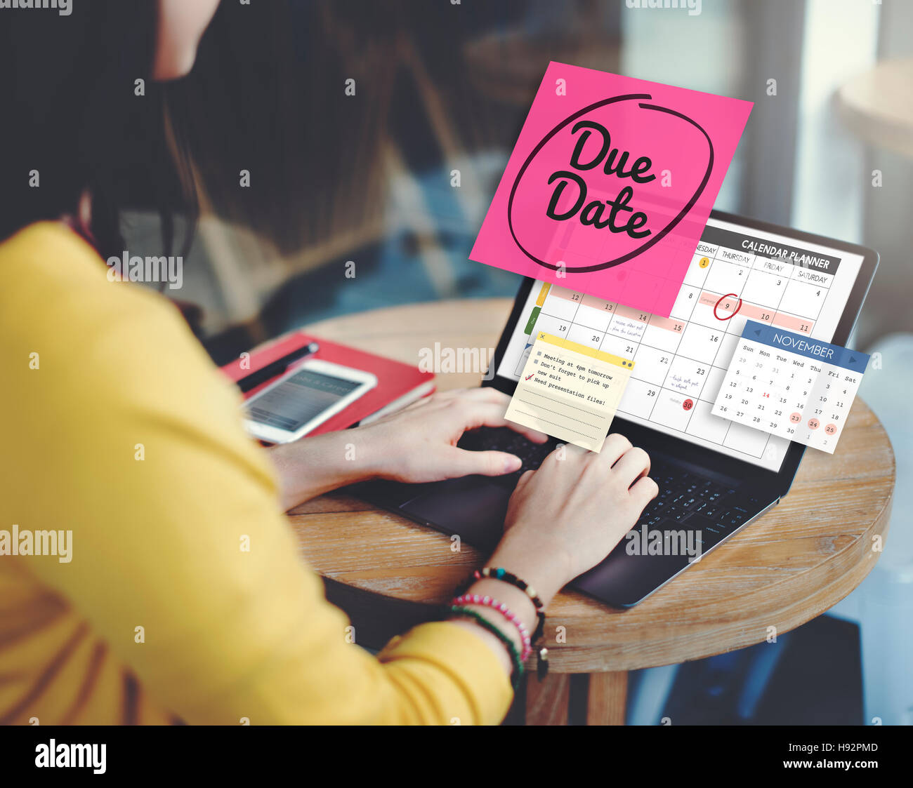 Due Date Appointment Day Event Important Concept Stock Photo - Alamy