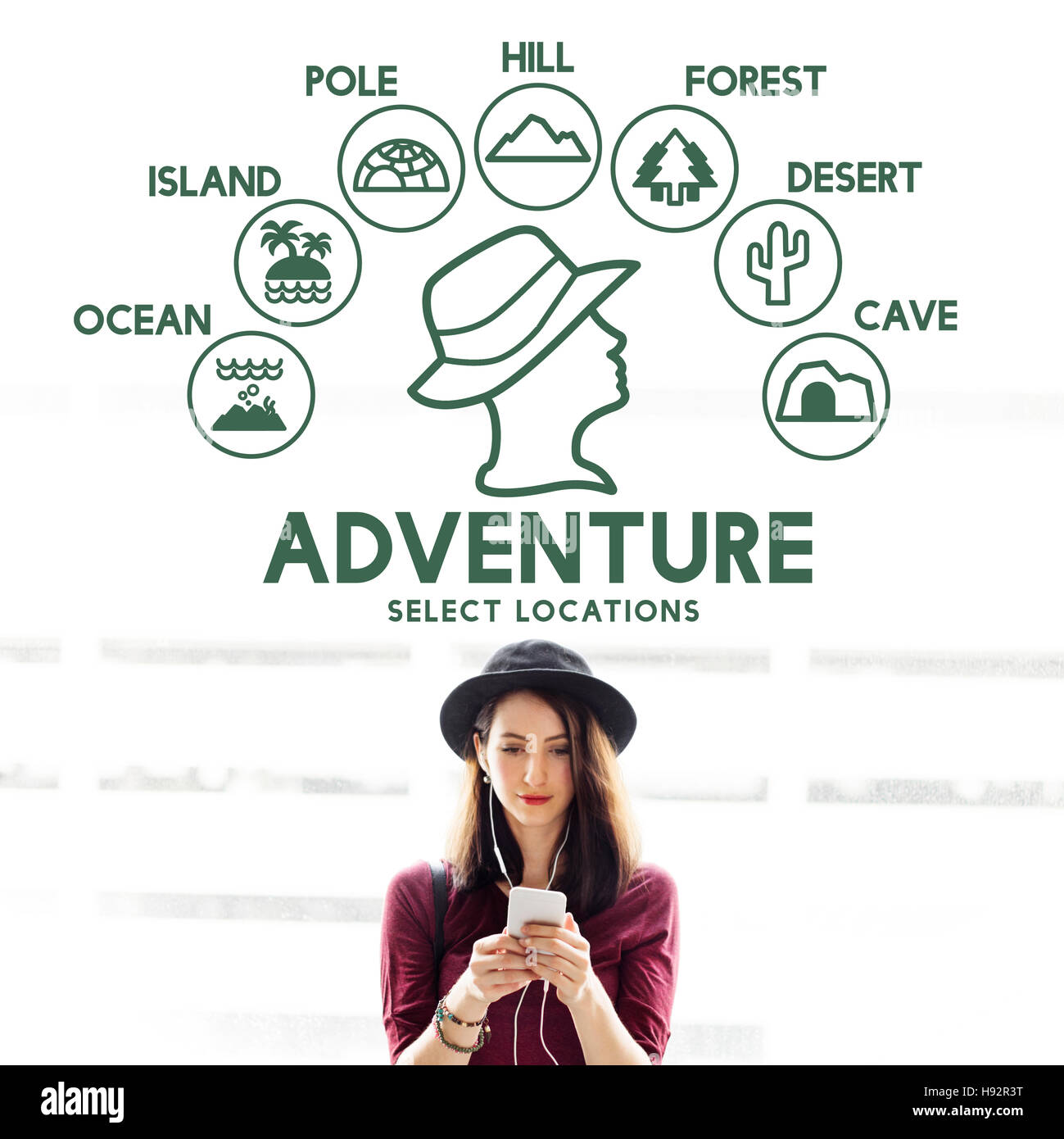 Adventure Travel Journey Experience Concept Stock Photo - Alamy