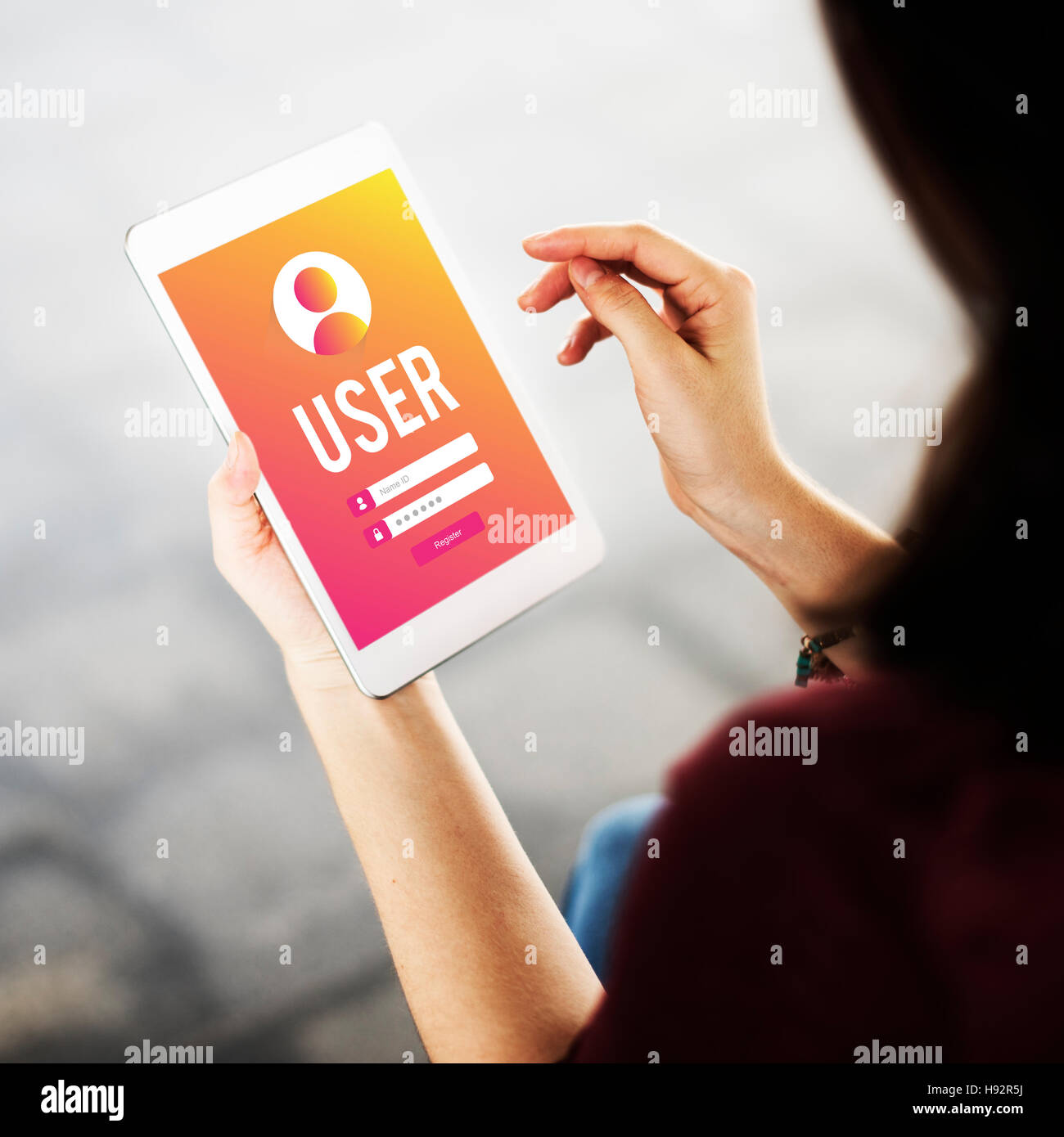 User Login Name Password Concept Stock Photo - Alamy