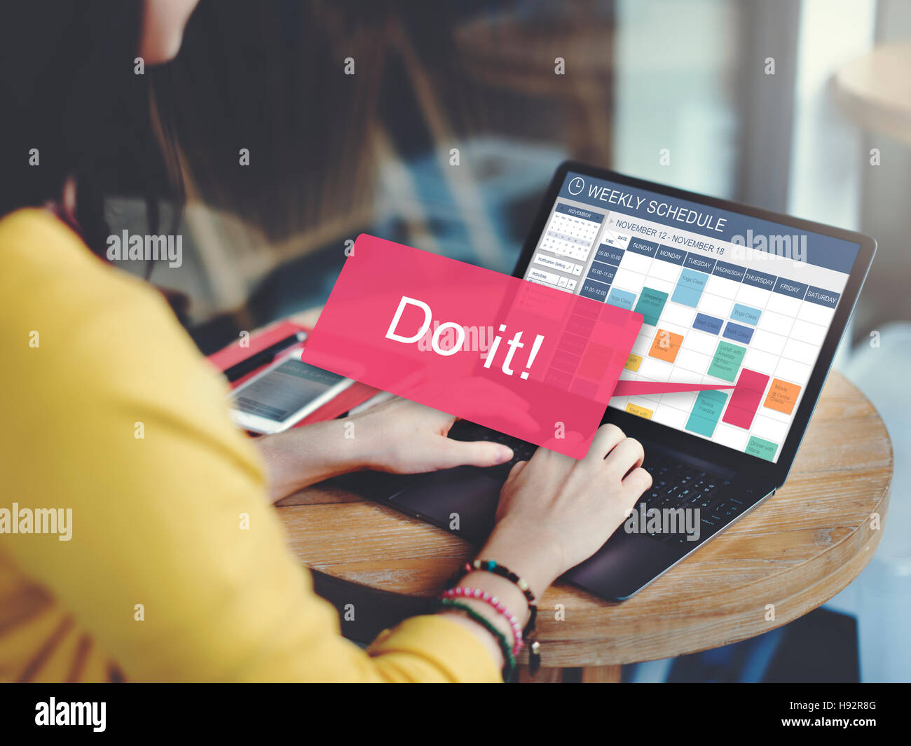 Do It Motovation Development Encouragement Concept Stock Photo - Alamy