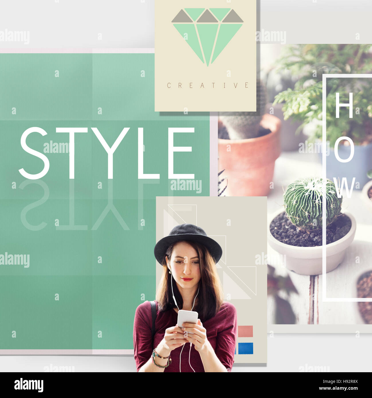 Style Design Creativity Trends Concept Stock Photo - Alamy