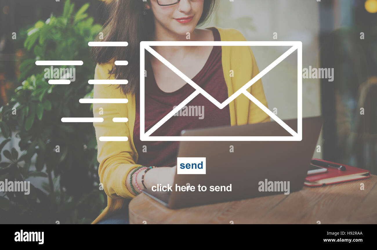 Email Communication Correspondance Envelope Concept Stock Photo - Alamy