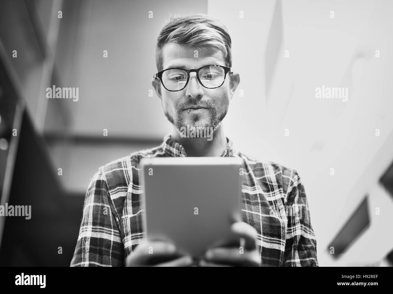 Online browsing Black and White Stock Photos & Images - Alamy