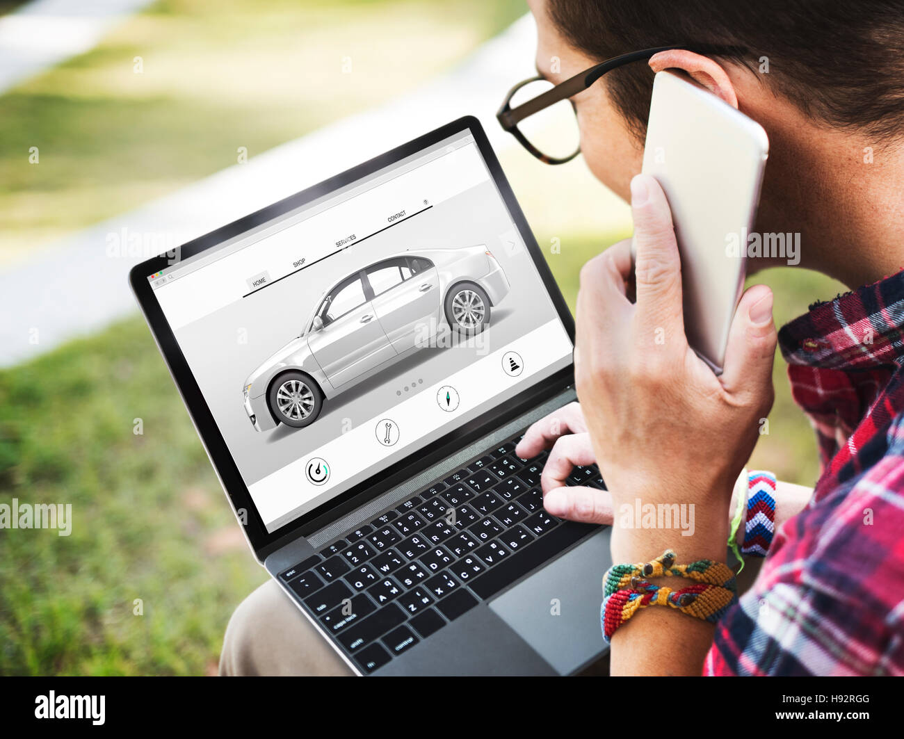 Car display interface hi-res stock photography and images - Alamy