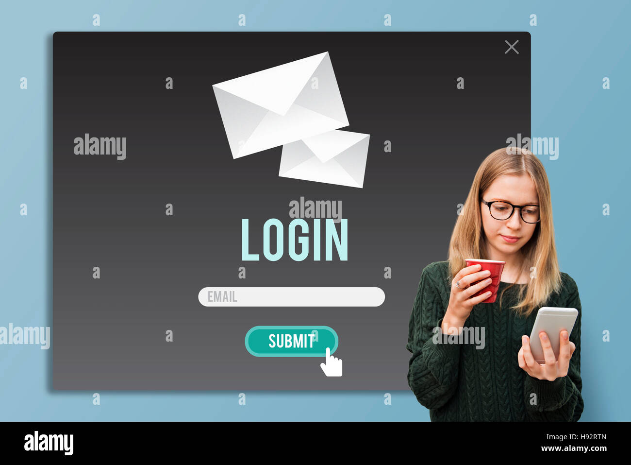 Log-in Enter Join Register Registry Subscribe Concept Stock Photo - Alamy