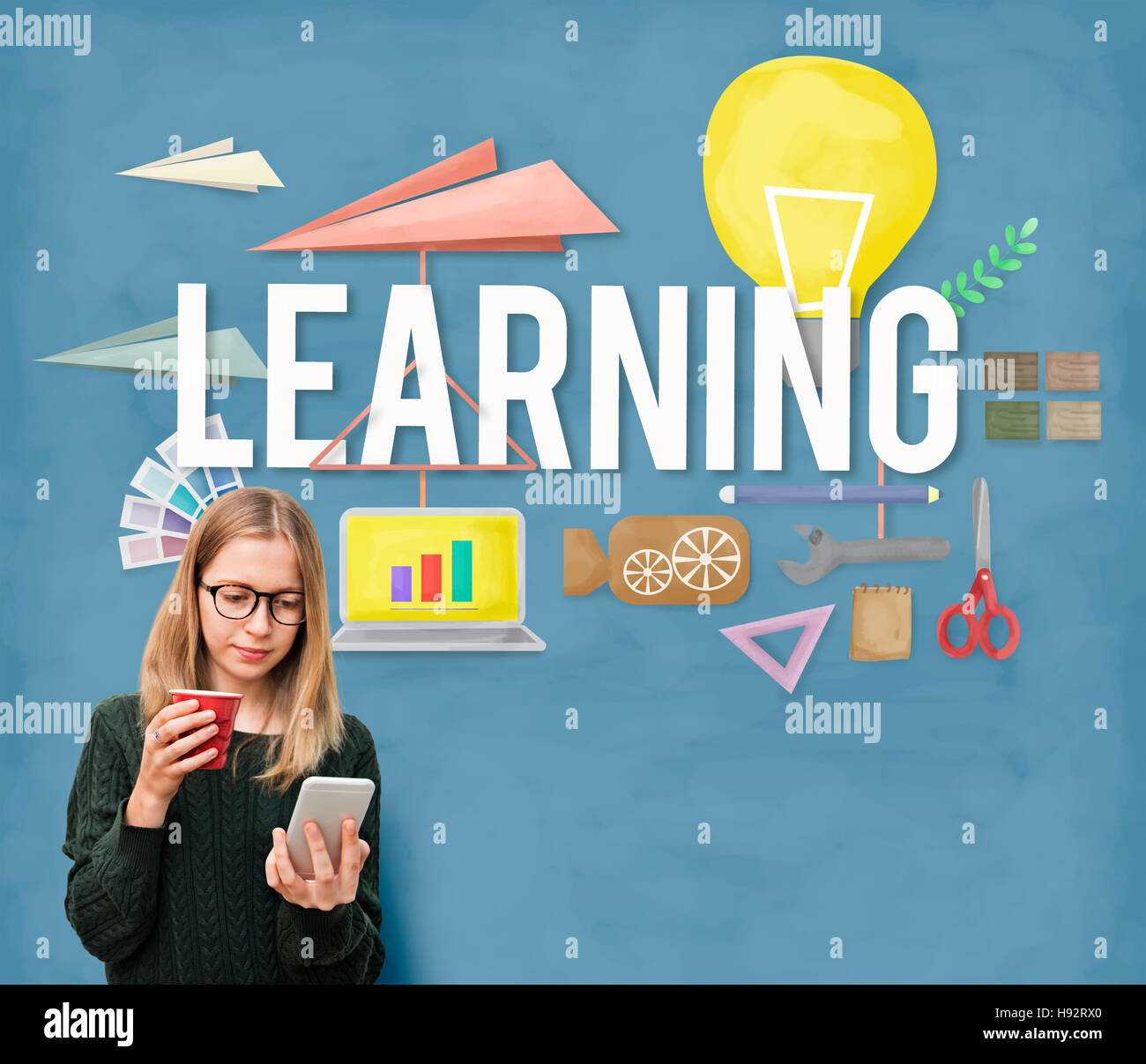Learning Education Improvement Intelligence Ideas Concept Stock Photo ...