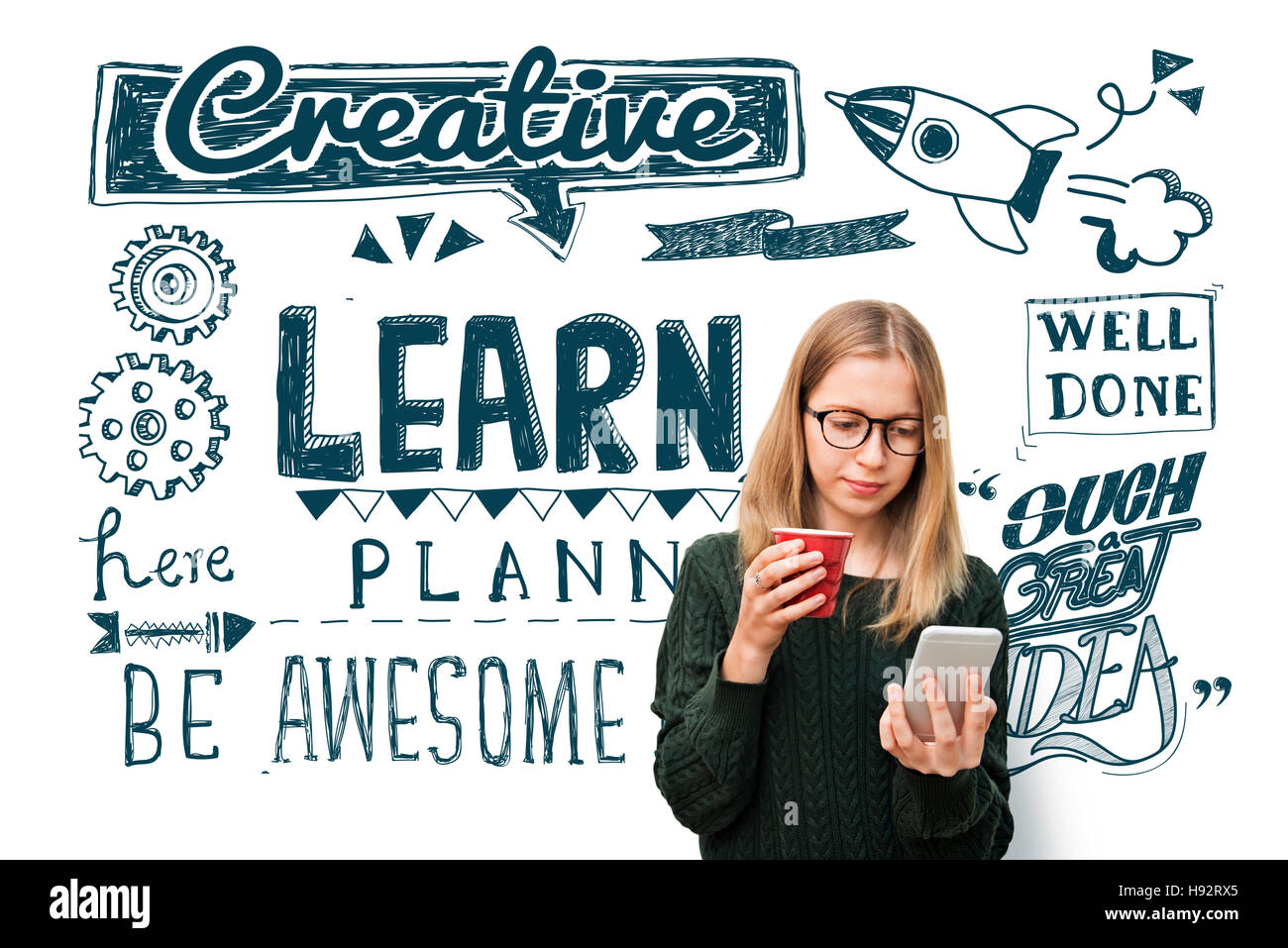 Learn Insight Education Knowledge Wisdom Ideas Concept Stock Photo - Alamy