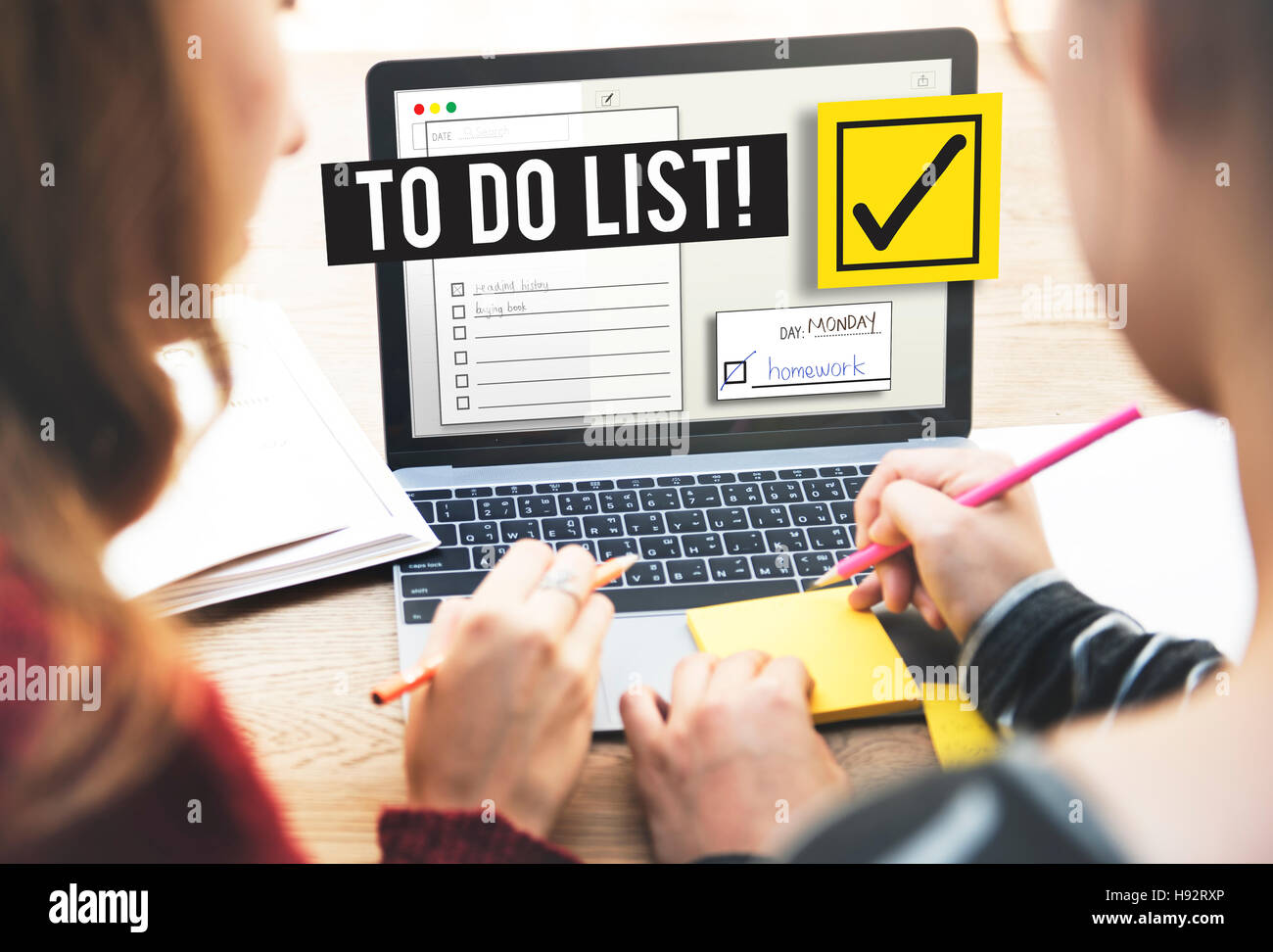 To Do List Time Management Reminder Prioritize Concept Stock Photo - Alamy