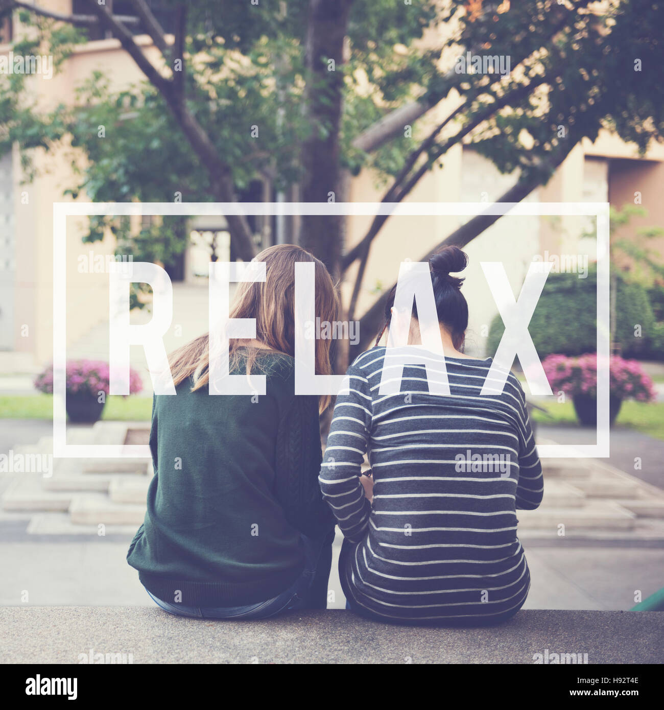 Relax Recreation Chill Rest Serenity Concept Stock Photo - Alamy