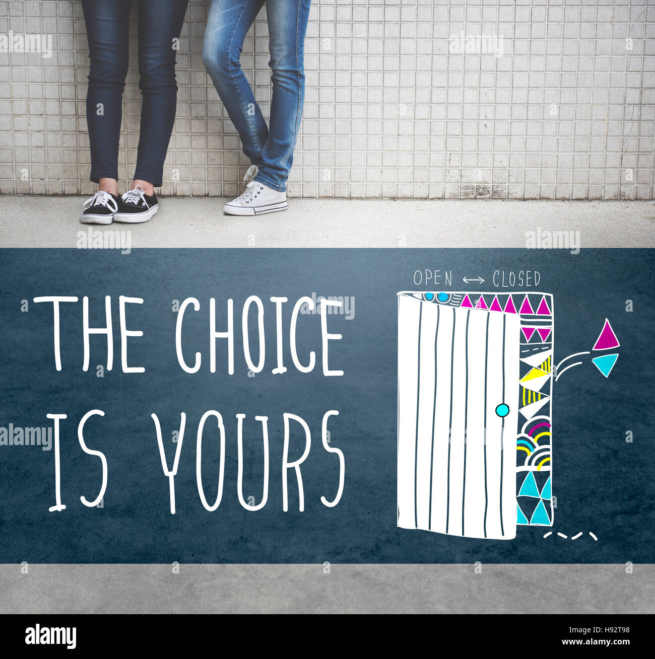 Choice Yours Chance Choosing Decision Pick Concept Stock Photo - Alamy
