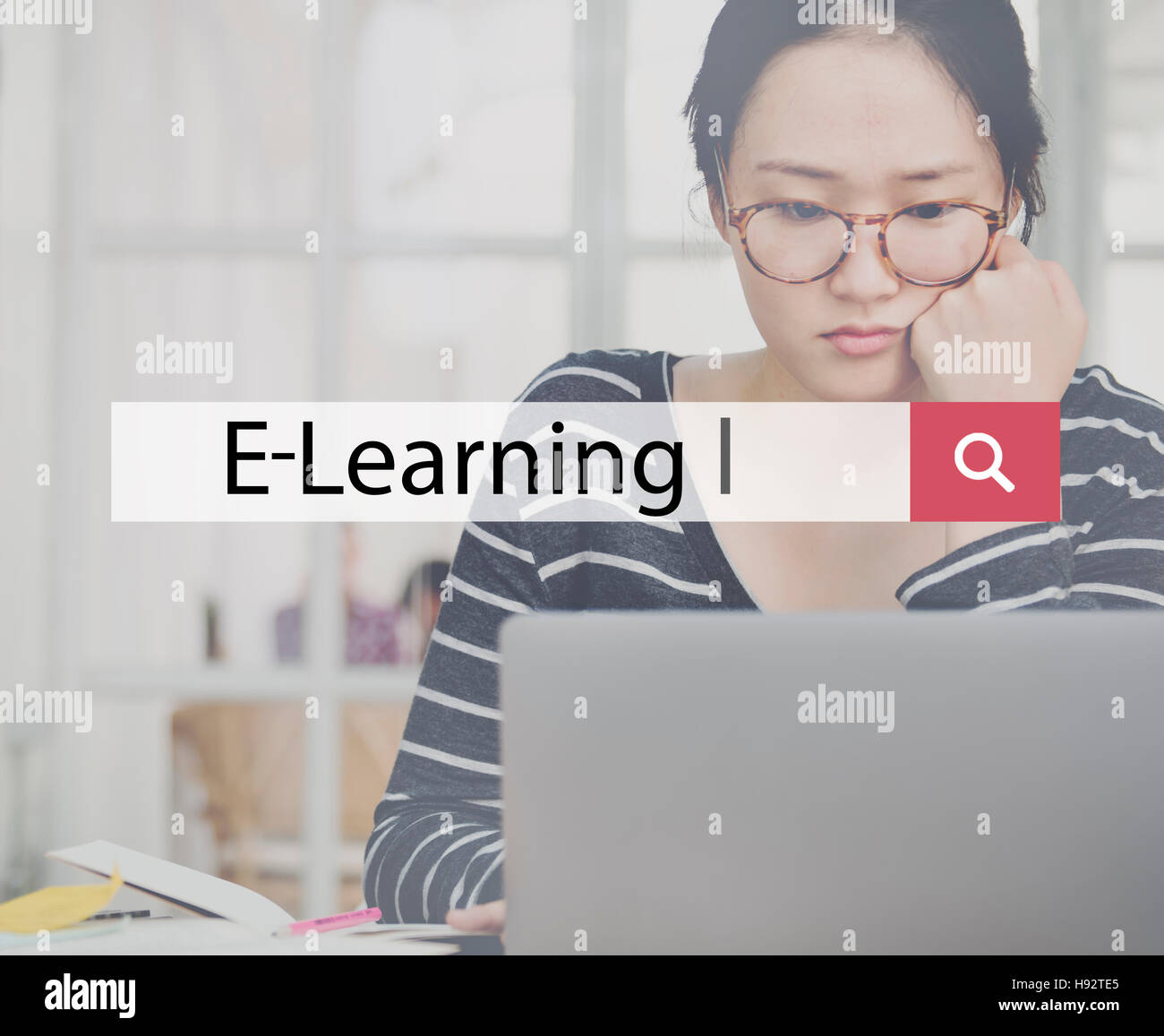 E-learning Education Online School Concept Stock Photo - Alamy