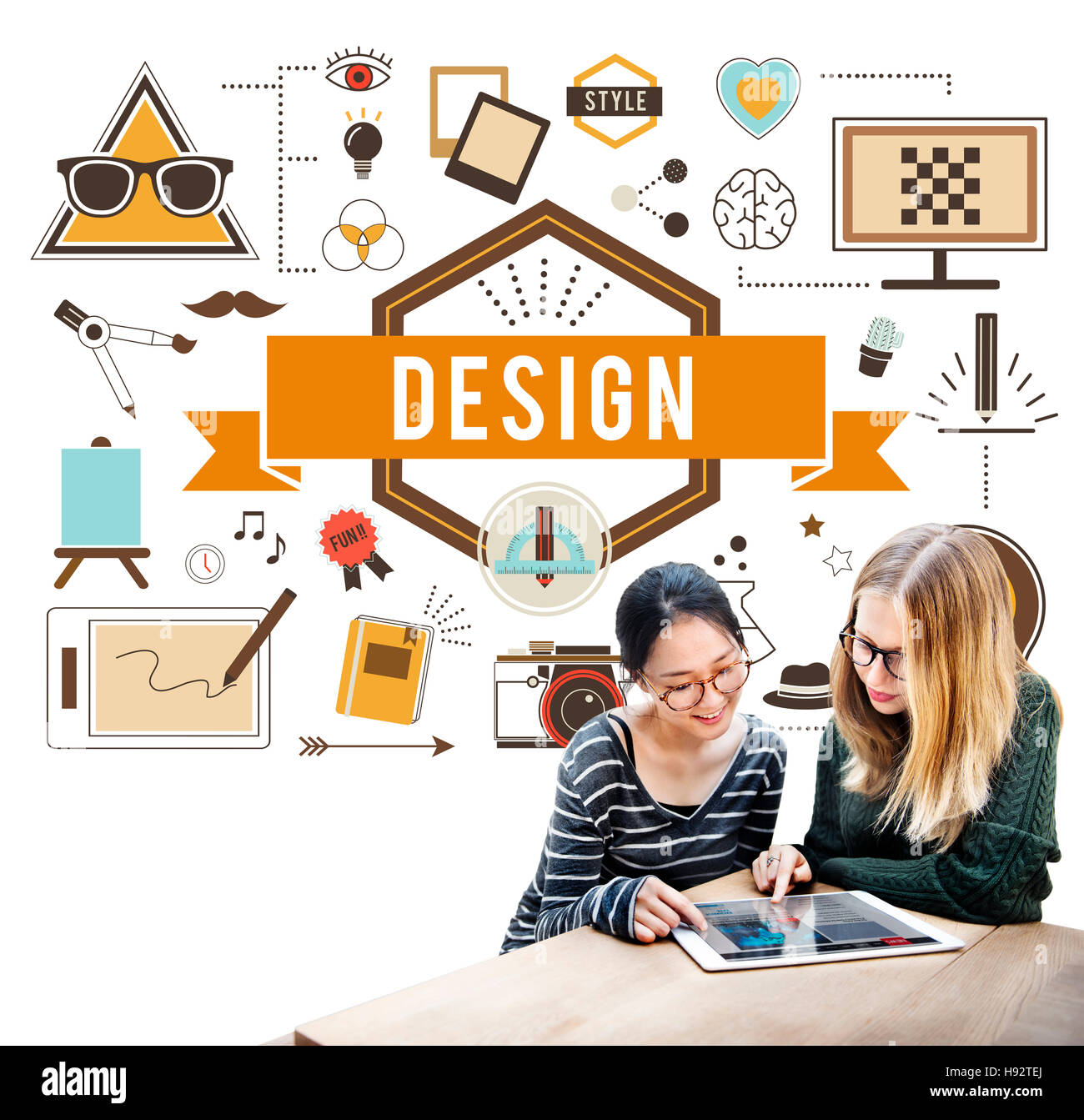 Design Creative Ideas Model Planning Sketch Concept Stock Photo - Alamy