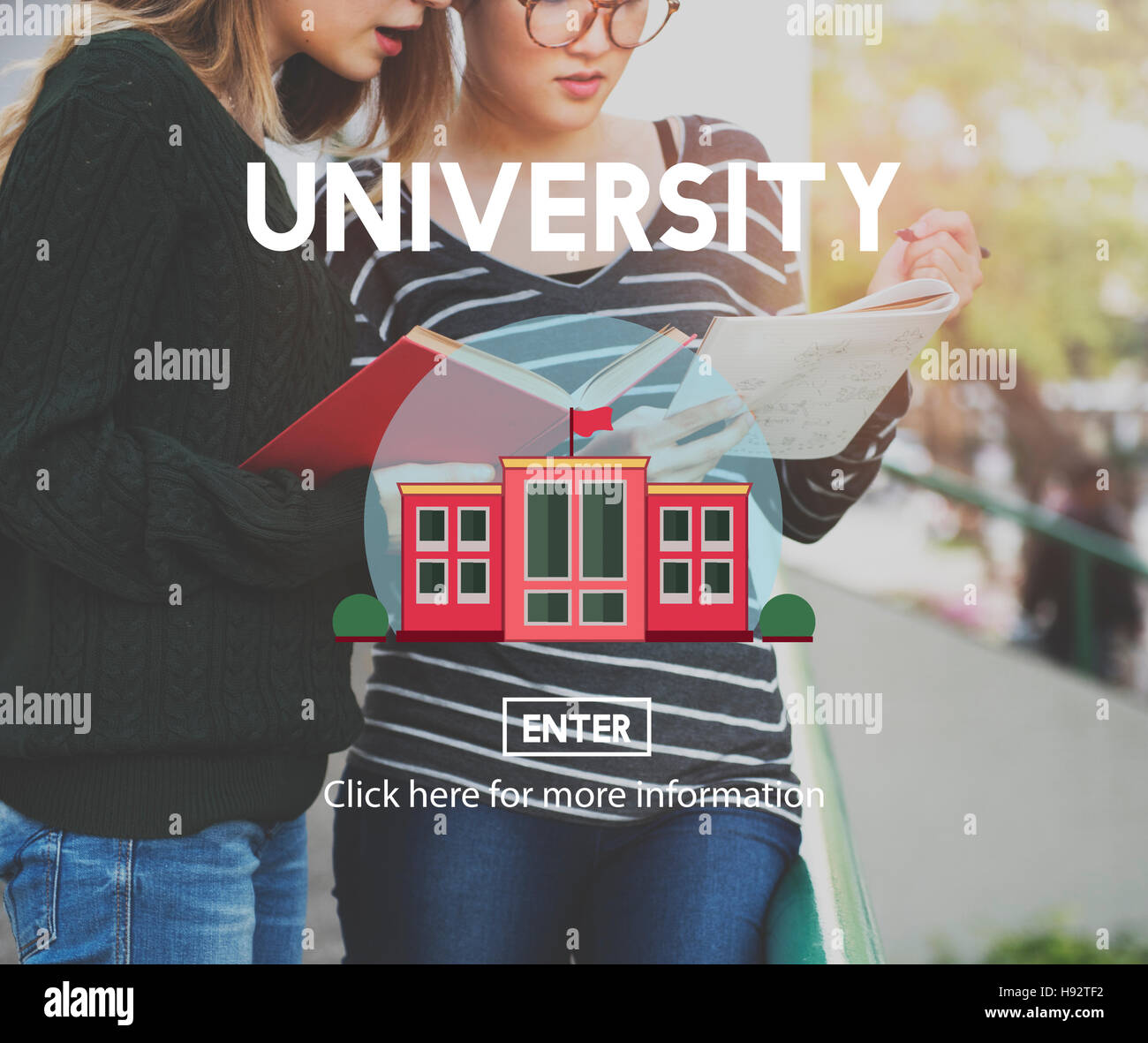 University Campus Education Knowledge School Concept Stock Photo - Alamy