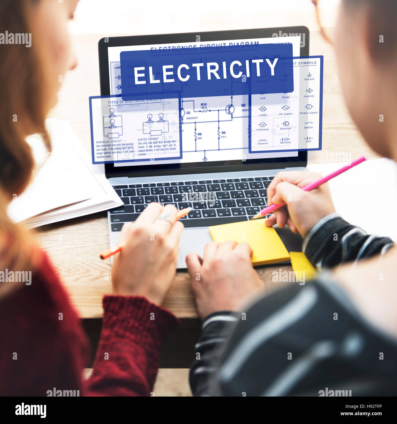 Electronic Circuit Electricity Voltage Concept Stock Photo - Alamy