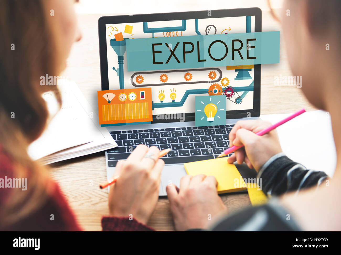 Experiment Explore Try Attempt Concept Stock Photo - Alamy