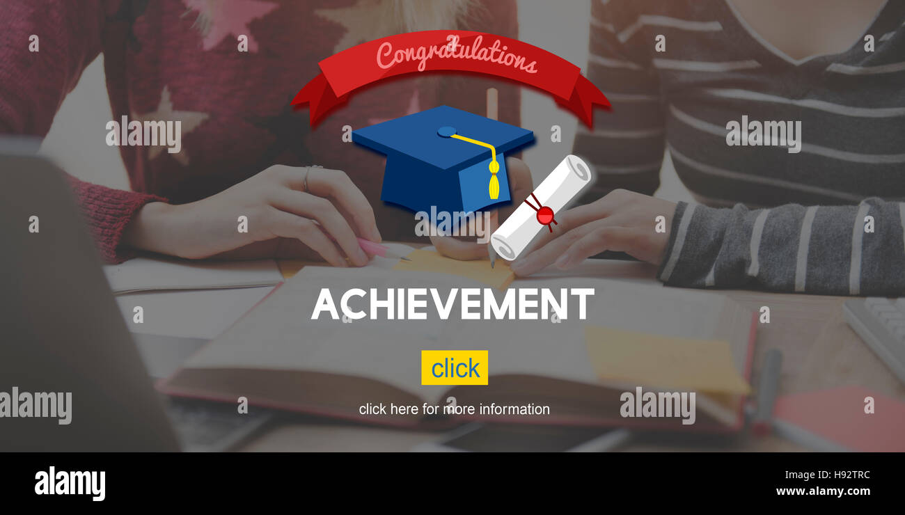 Graduation Knowledge Success Education Concept Stock Photo - Alamy