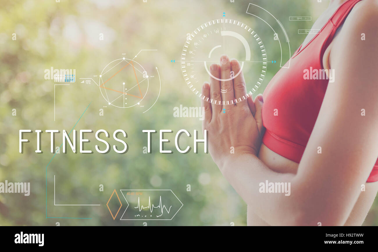 Fitness Tech Healthcare Wellness Innovation Concept Stock Photo - Alamy
