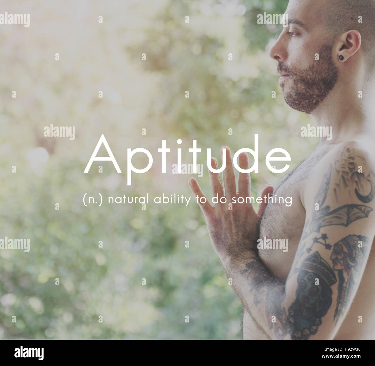 Aptitude Natural Human Ability Graphic Concept Stock Photo - Alamy