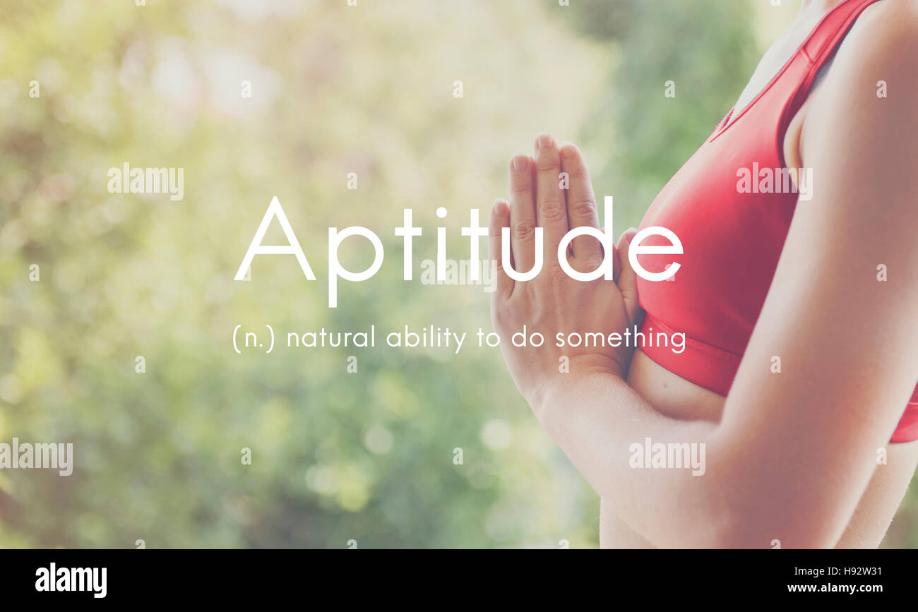 Aptitude Natural Human Ability Graphic Concept Stock Photo - Alamy