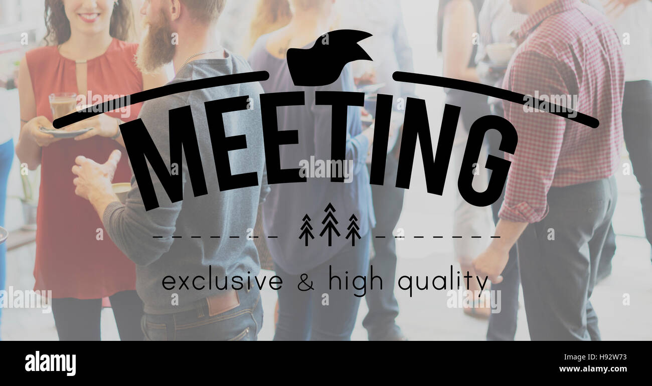 Conference conversation concept hi-res stock photography and images - Alamy