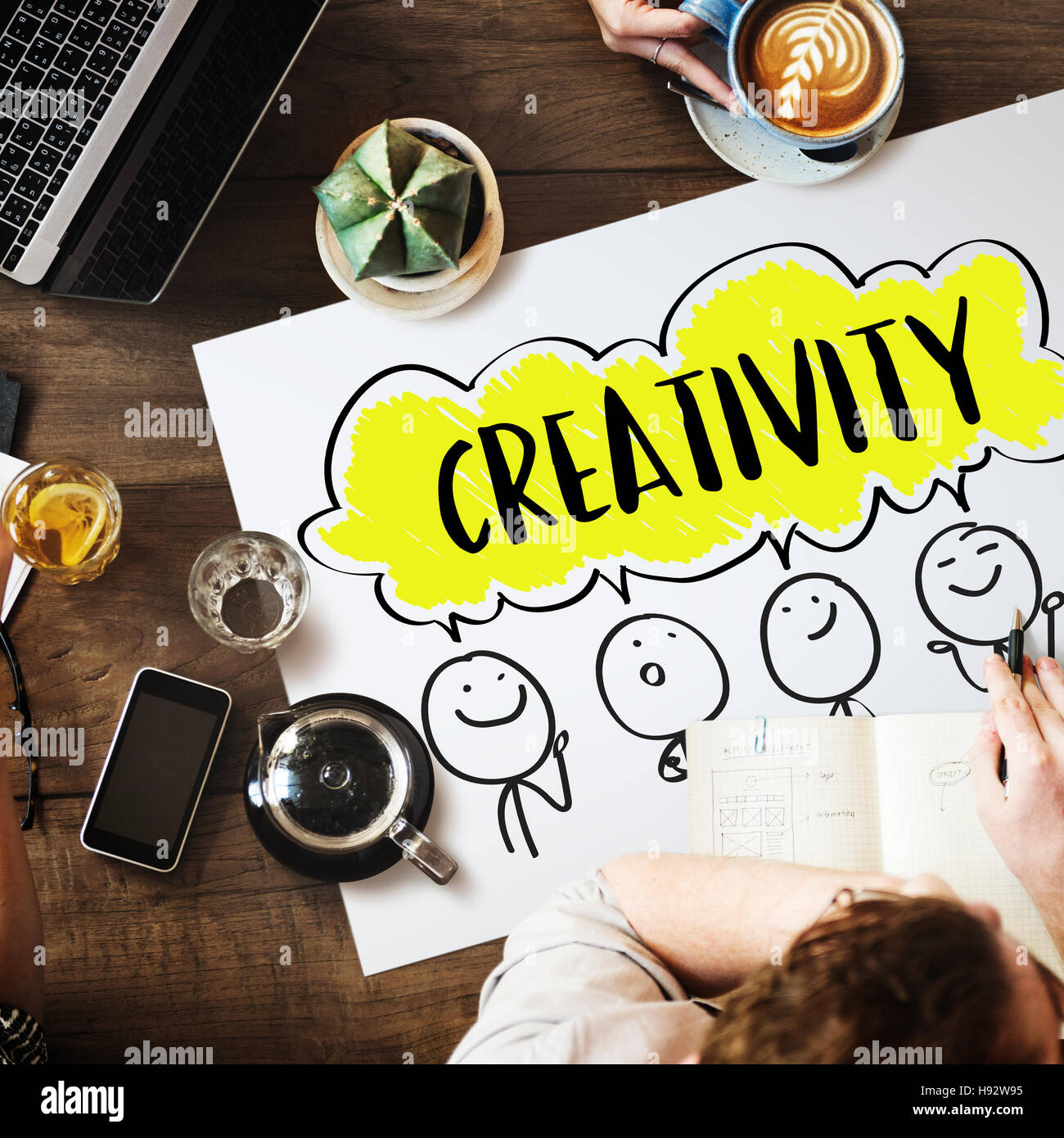 Communication Creative Thinking Ideas Concept Stock Photo - Alamy