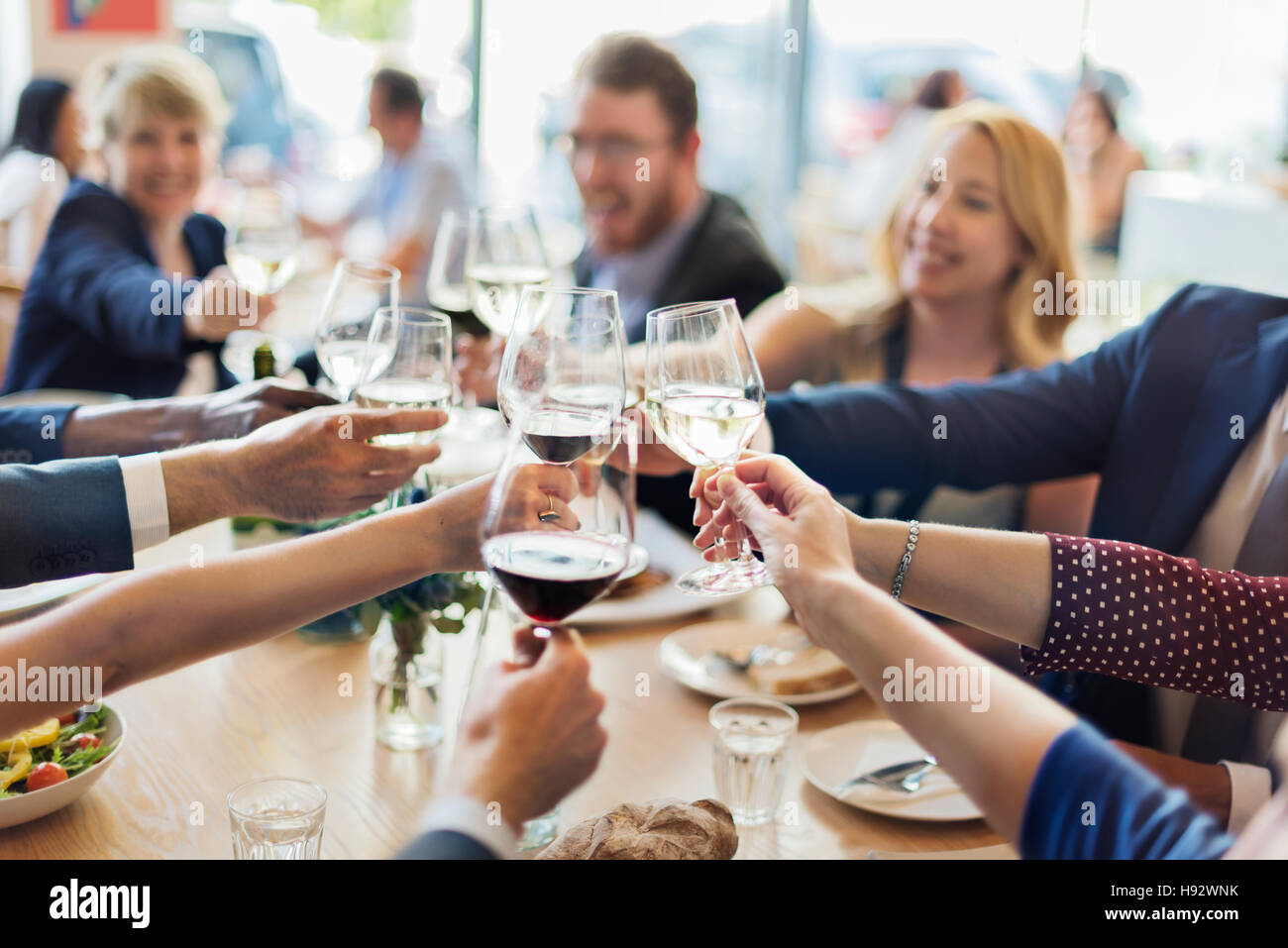 Business People Party Celebration Success Concept Stock Photo - Alamy