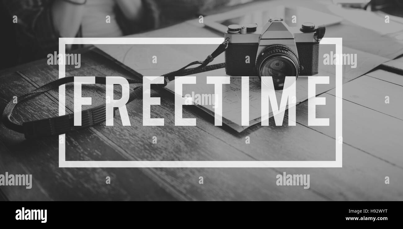 Free Time Freedom Break Emancipated Harmony Relaxation Concept Stock ...