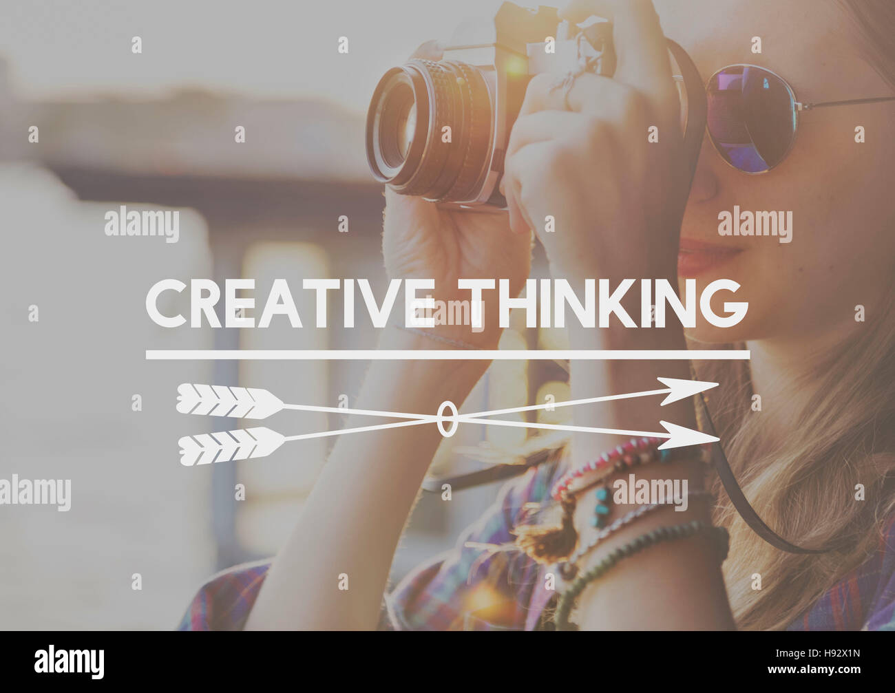 Creative Thinking Ideas Creativity Vision Strategy Concept Stock Photo ...